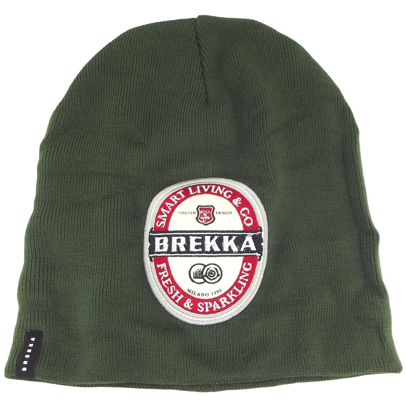 Brekka - Beer Beanie - Herren Mütze - grün (army) | Mützen ...