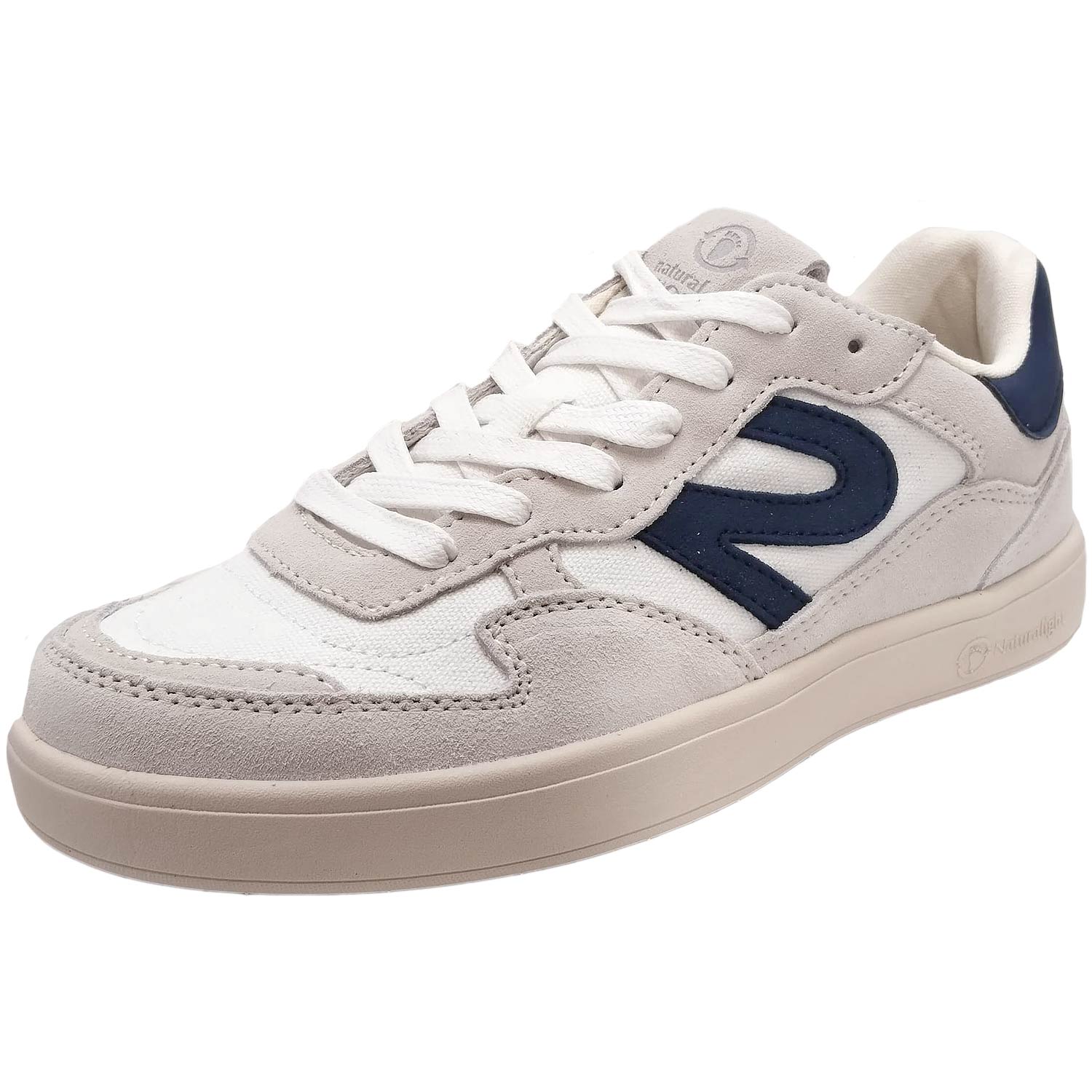Natural World - Serena - Herren Sneaker im Tennis-Style - Weiß/Beige ...