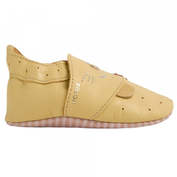Bobux - Soft Sole Maple - Baby Krabbelschuhe mit Kätzchenmotiv - Gelb ...