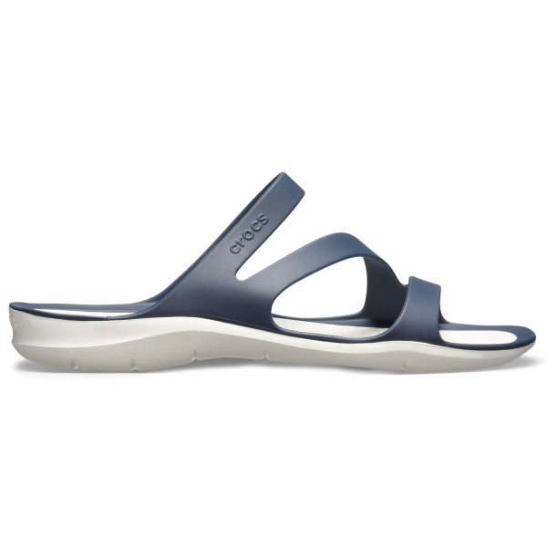 Crocs - Swiftwater Sandal W - Damen Komfort Pantoletten - Navy White ...